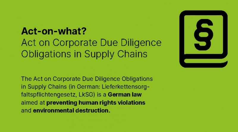 Act on Corporate Due Diligence Obligations in Supply Chains - Luana AG